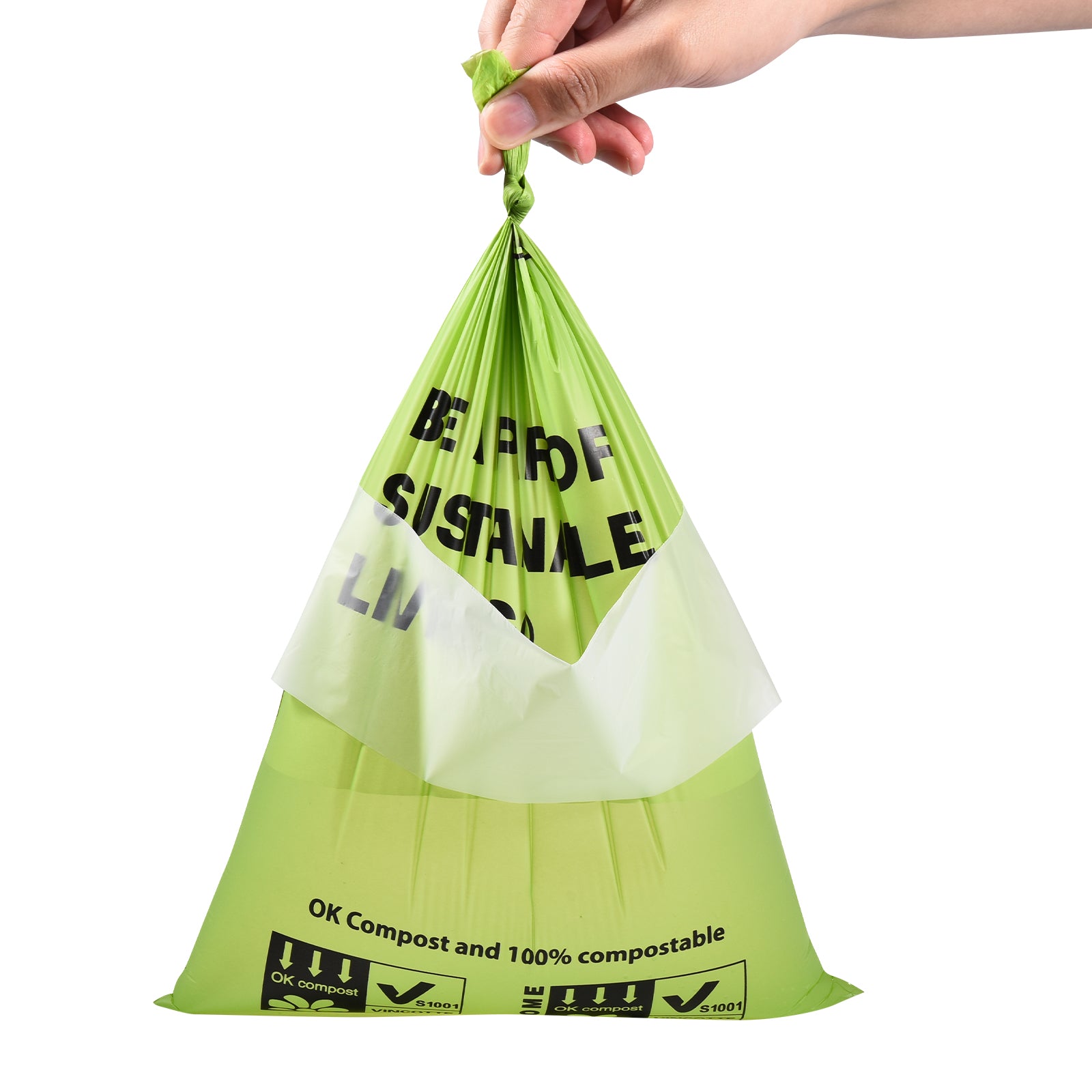 Large Compostable Commercial Bulk Dog Waste Bags (Headers)– Natural ...